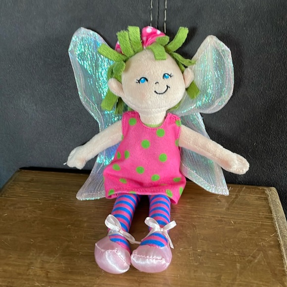 Toys | Tale Of The Tooth Fairy Doll Pretty Pink Dress Iridescent Wings ...